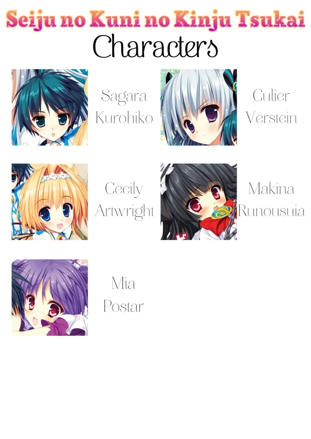 Seiju no Kuni no Kinju Tsukai | Sonako Light Novel Wiki | Fandom