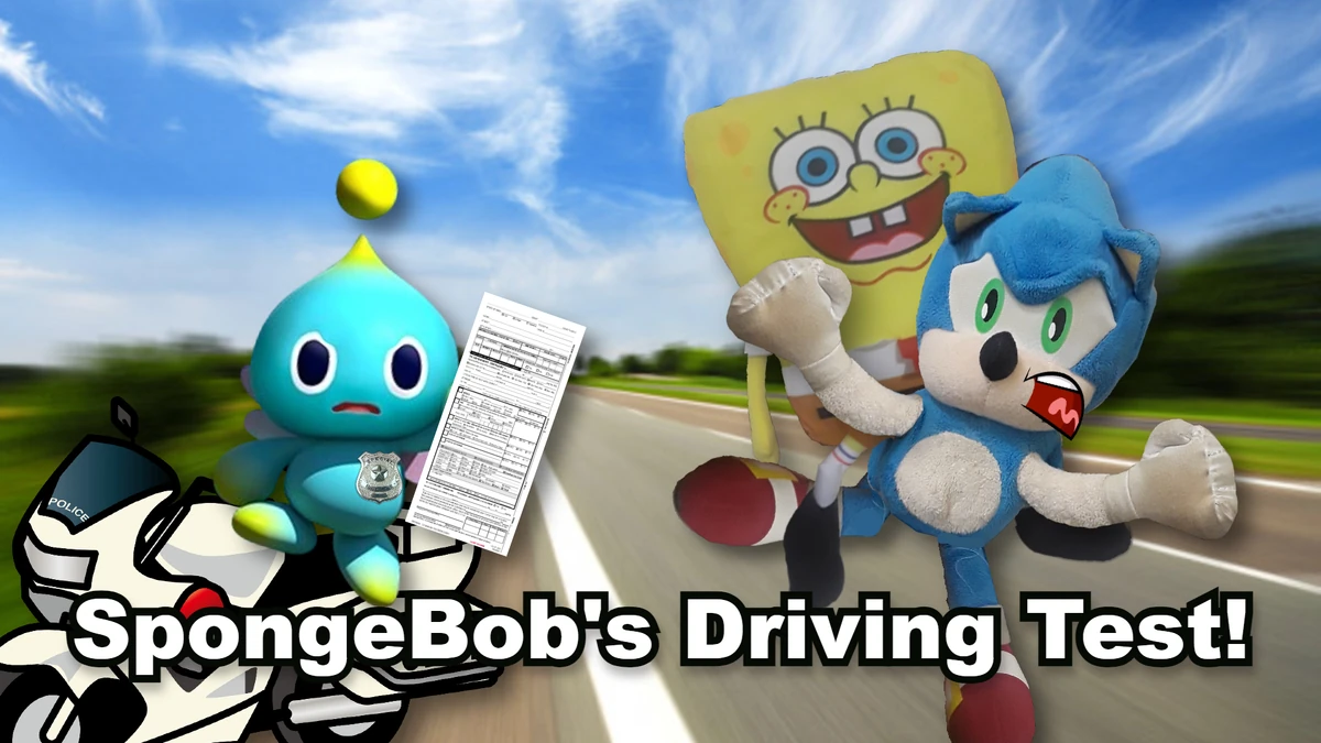 SpongeBob's Driving Test! | Sonic And Tails Misadventures Wiki | Fandom