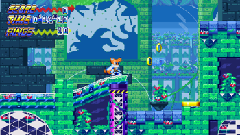 Gusty Greenhouse Zone | Sonic And The Fallen Star Wiki | Fandom