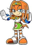 Artwork of Tikal the Echidna | Sonic Art Assets DVD Wiki | Fandom