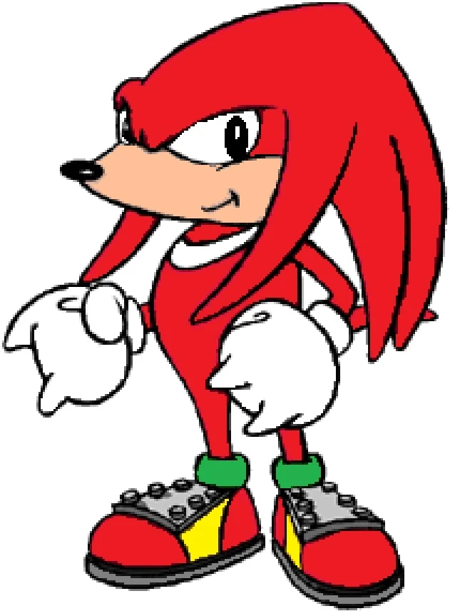 Artwork of Knuckles the Echidna | Sonic Art Assets DVD Wiki | Fandom