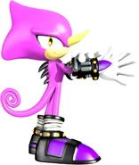 Artwork of Espio the Chameleon | Sonic Art Assets DVD Wiki | Fandom