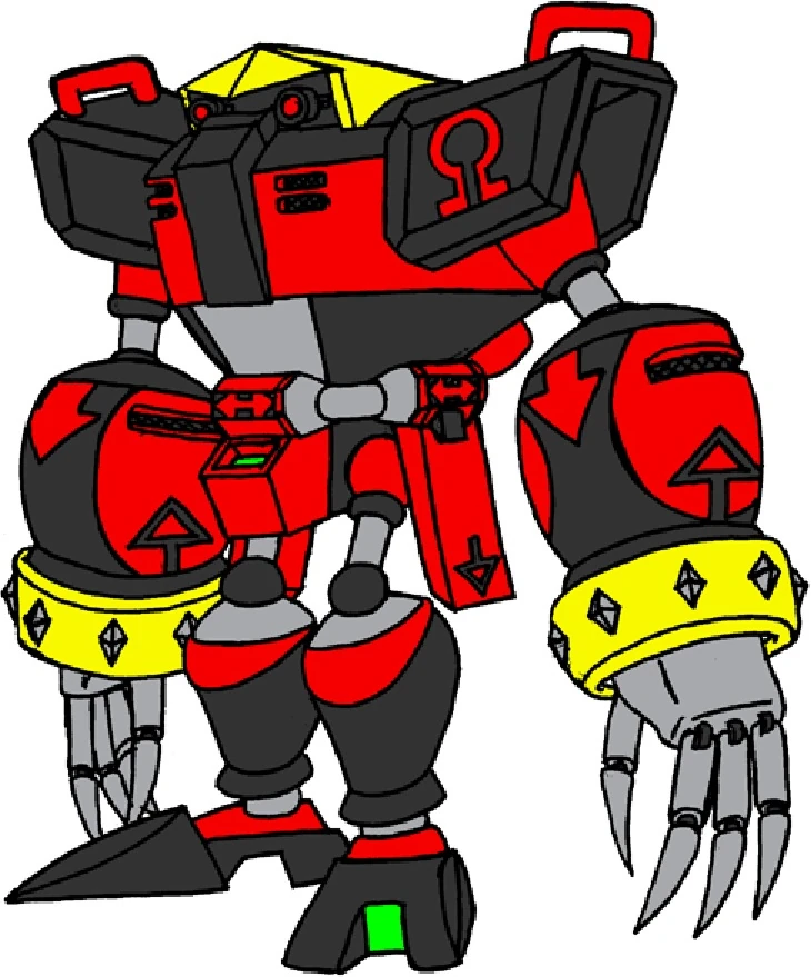 Artwork of E-123 Omega | Sonic Art Assets DVD Wiki | Fandom