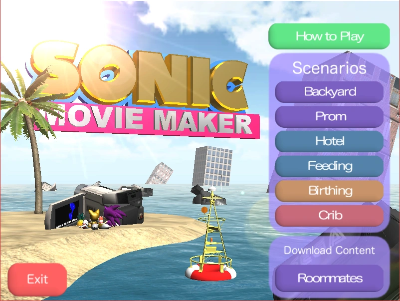 Sonic Movie Maker | Sonic Dreams Collection Wiki | Fandom