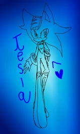 Tesla The Hedgehog (FCW version) | Sonic Fan Character Wiki | Fandom