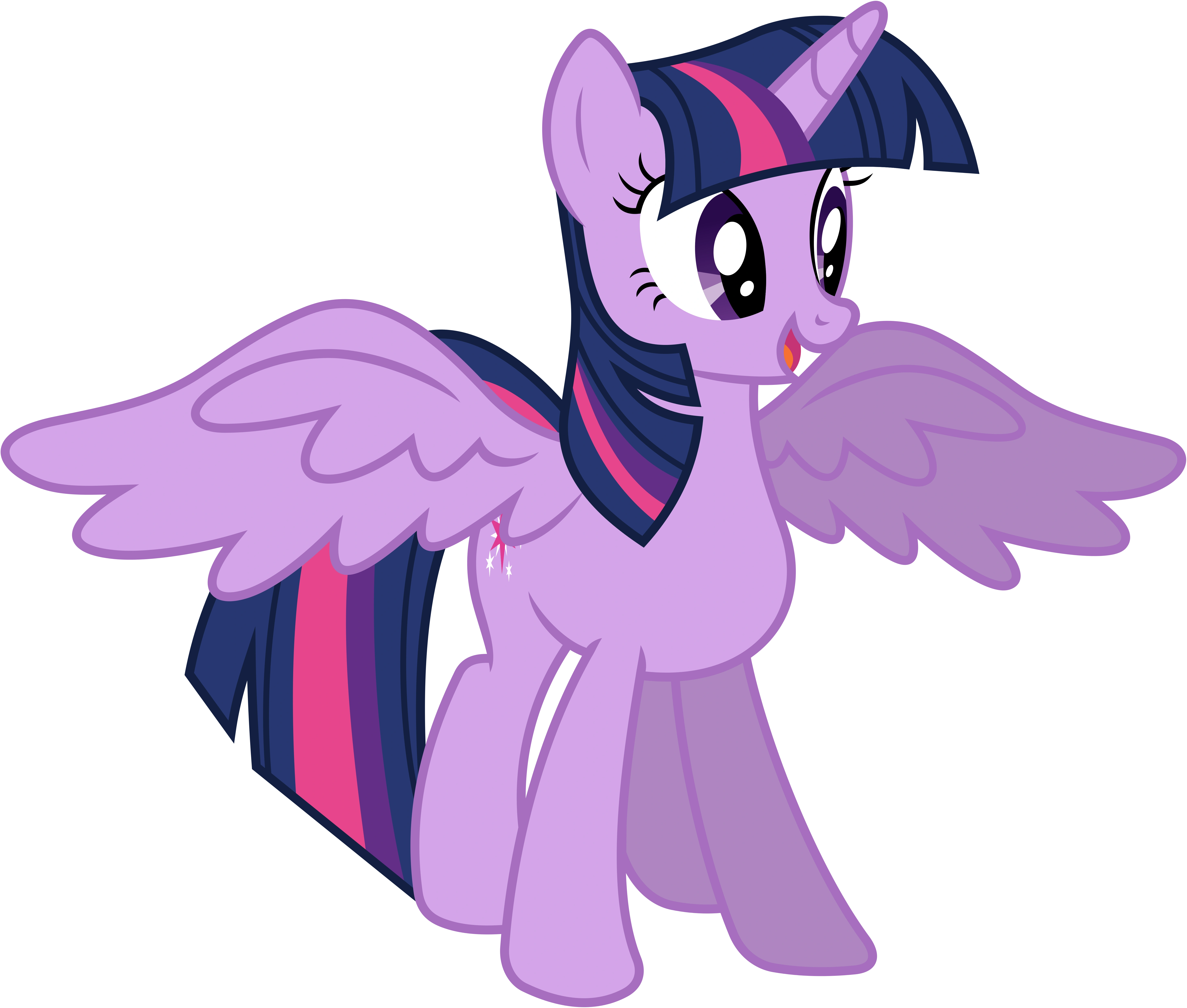 My Little Pony Twilight Sparkle Princess Flying