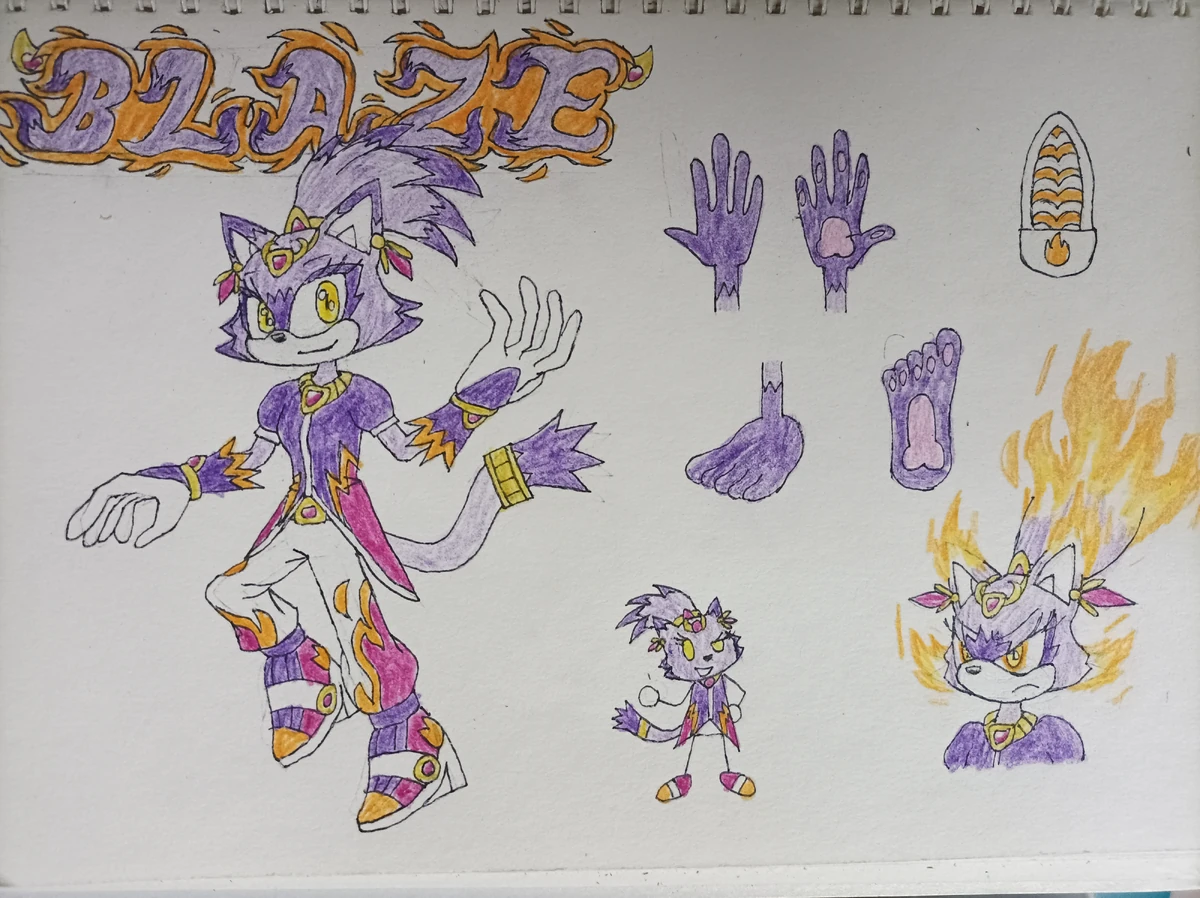Princess Blaze Solaris the Cat | The Fastest Hedgehog From Mobius Wiki ...