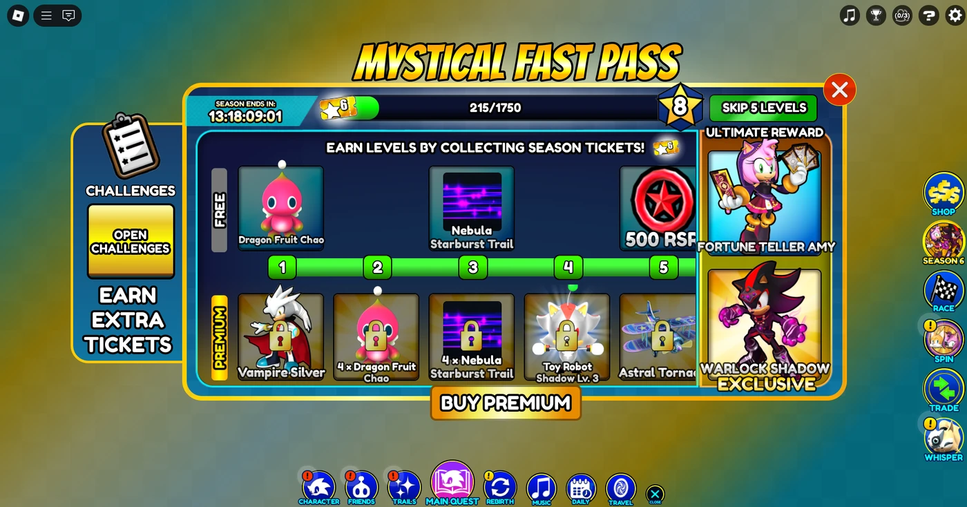 Fast Pass | Sonic Speed Simulator Wiki | Fandom