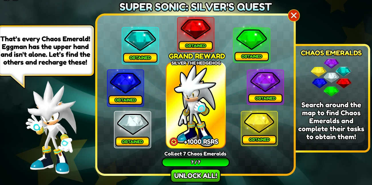 Super Sonic: Silver's Quest | Sonic Speed Simulator Wiki | Fandom
