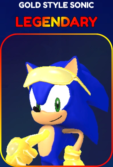 Gold Style Sonic | Sonic Speed Simulator Wiki | Fandom