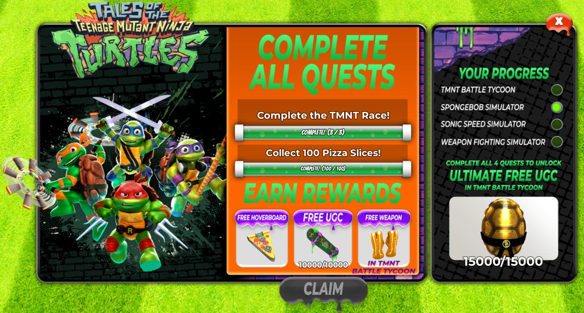 TMNT Event | Sonic Speed Simulator Wiki | Fandom