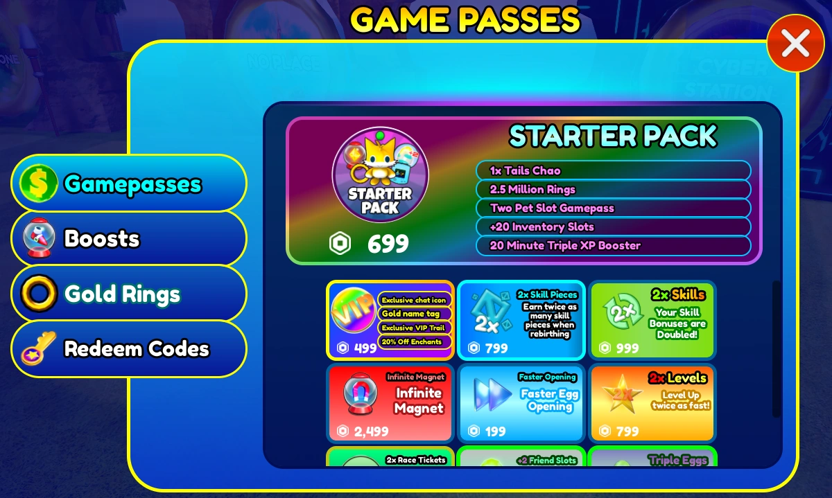 Shop | Sonic Speed Simulator Wiki | Fandom