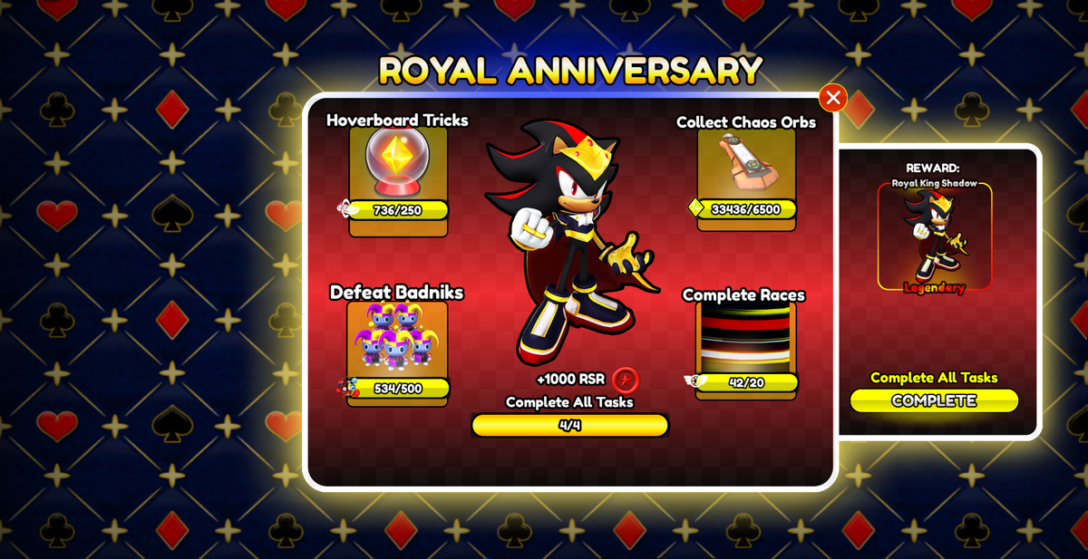 Royal Anniversary Sonic Speed Simulator Wiki Fandom