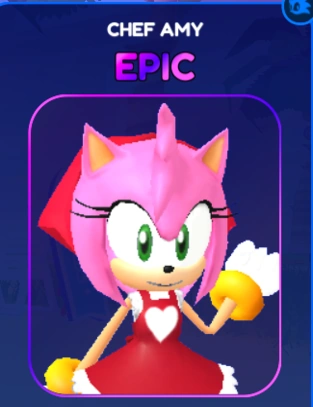 Chef Amy | Sonic Speed Simulator Wiki | Fandom