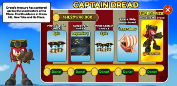 Captain Dread | Sonic Speed Simulator Wiki | Fandom