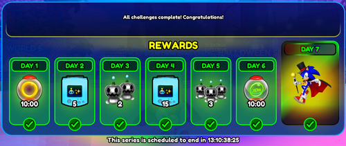 Daily Challenges | Sonic Speed Simulator Wiki | Fandom