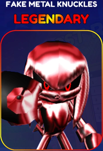 Fake Metal Knuckles | Sonic Speed Simulator Wiki | Fandom