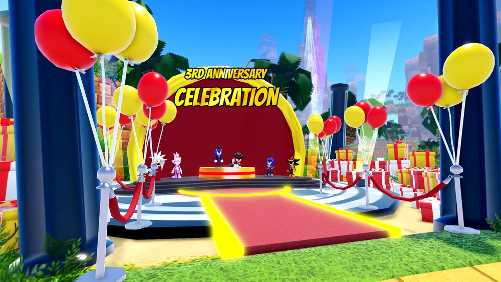 3rd Anniversary Celebration | Sonic Speed Simulator Wiki | Fandom