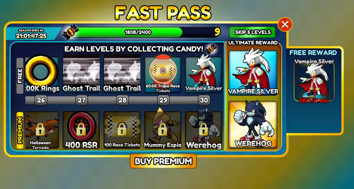 Fast Pass | Sonic Speed Simulator Wiki | Fandom