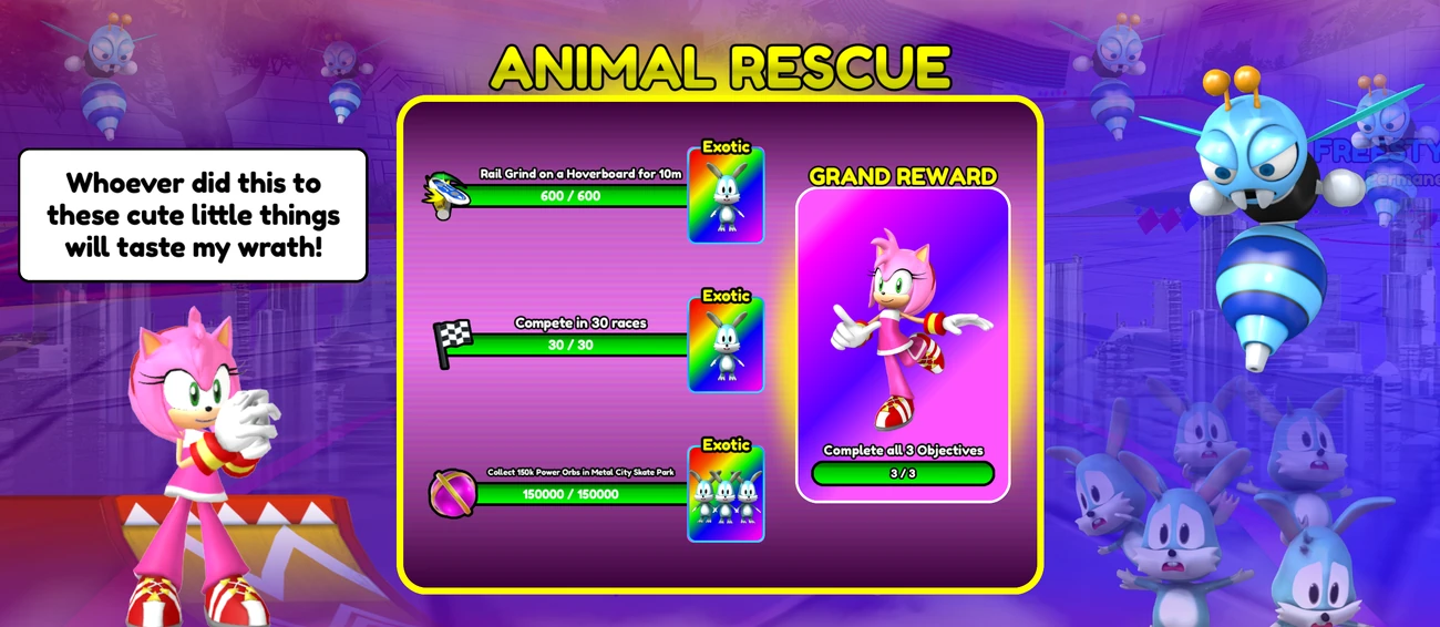 Animal Rescue (Legacy) | Sonic Speed Simulator Wiki | Fandom