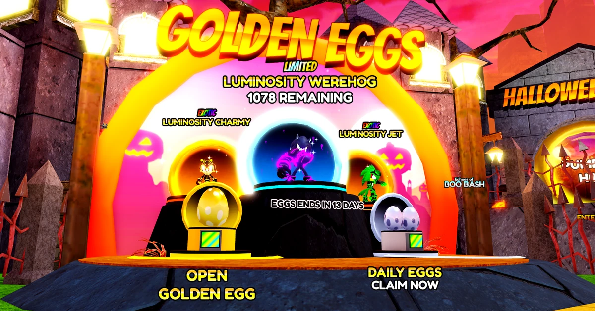 Golden Eggs/Wave 21 | Sonic Speed Simulator Wiki | Fandom