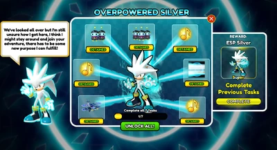 Overpowered Silver | Sonic Speed Simulator Wiki | Fandom