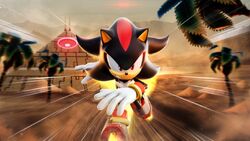 Shadow The Hedgehog Running