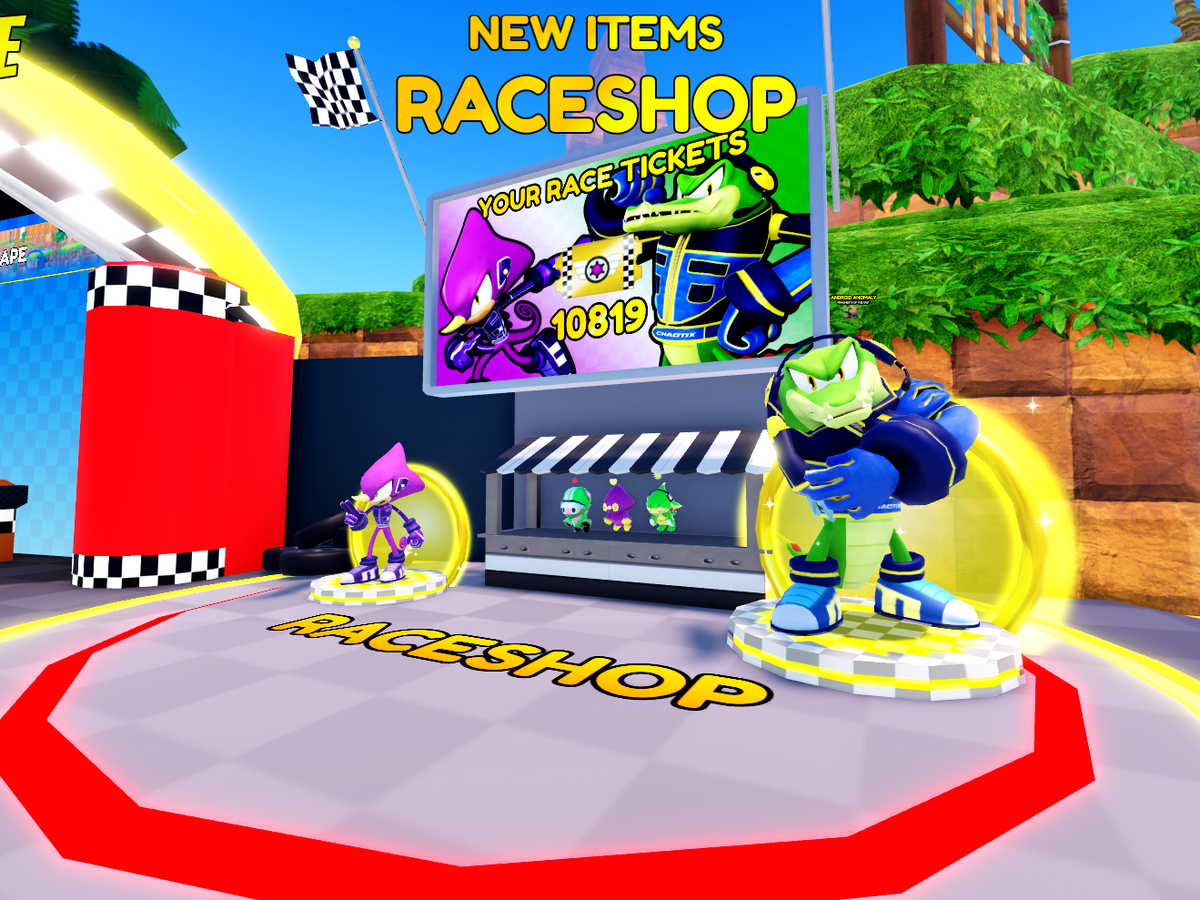 Race Shop Sonic Speed Simulator Wiki Fandom