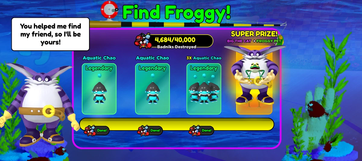 Find Froggy | Sonic Speed Simulator Wiki | Fandom