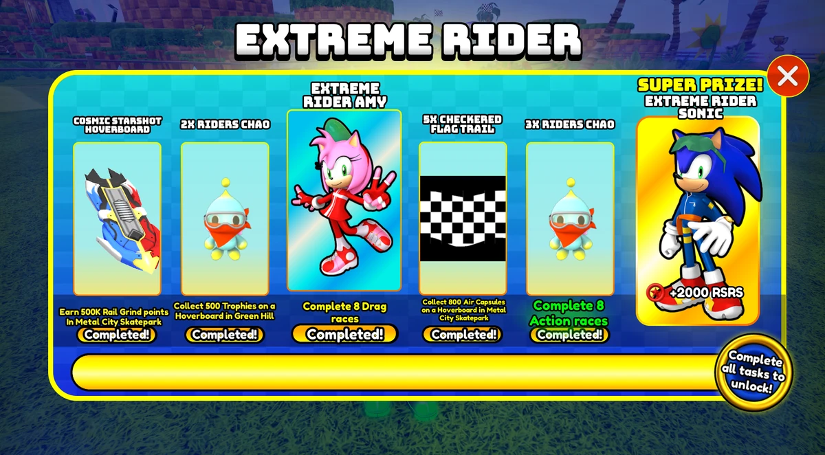 Extreme Rider | Sonic Speed Simulator Wiki | Fandom