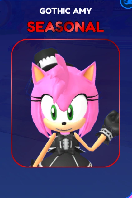 Gothic Amy | Sonic Speed Simulator Wiki | Fandom