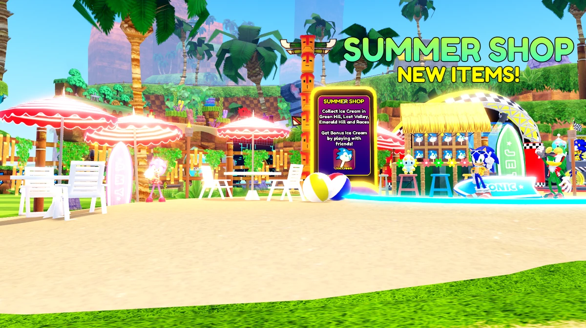Summer Shop | Sonic Speed Simulator Wiki | Fandom