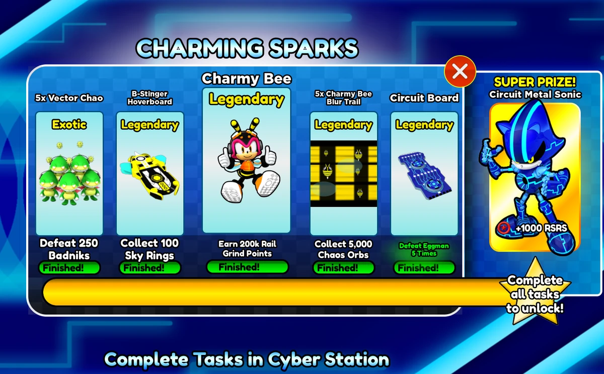 Charming Sparks | Sonic Speed Simulator Wiki | Fandom