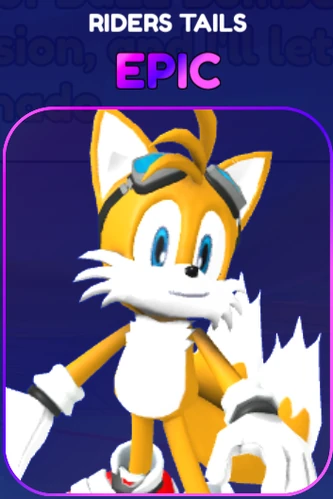 Riders Tails | Sonic Speed Simulator Wiki | Fandom