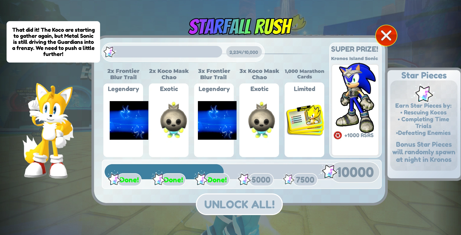 Starfall Rush | Sonic Speed Simulator Wiki | Fandom