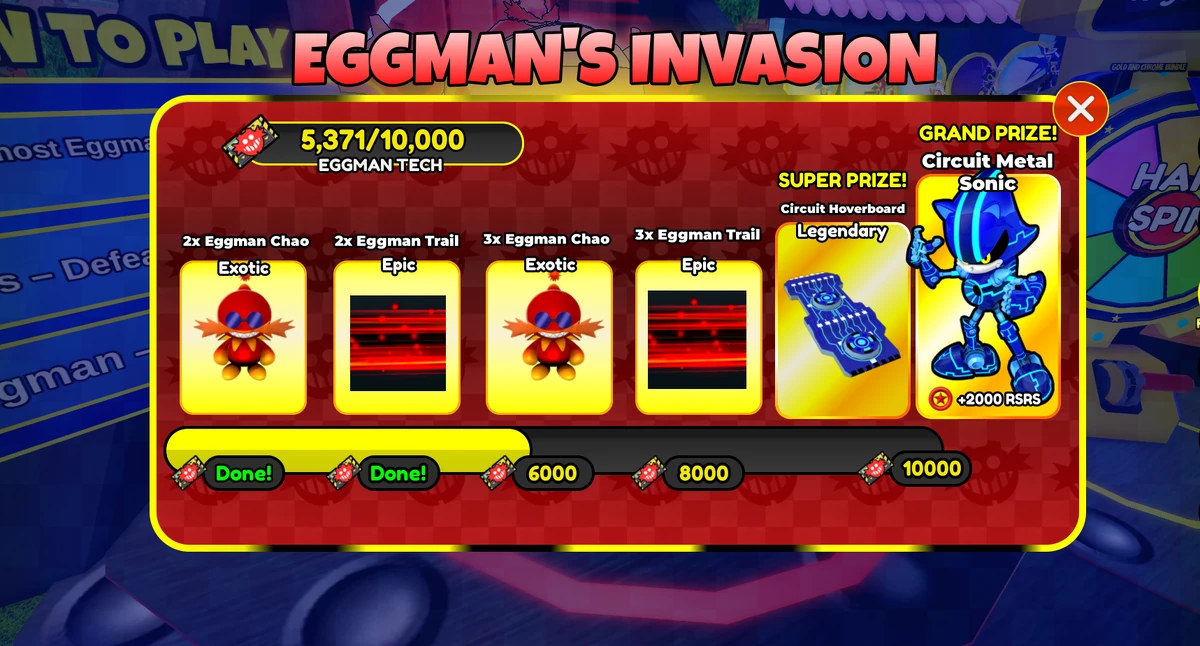 Eggman's Invasion | Sonic Speed Simulator Wiki | Fandom
