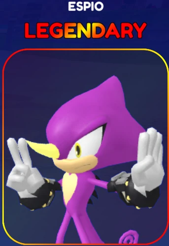 Espio The Chameleon | Sonic Speed Simulator Wiki | Fandom