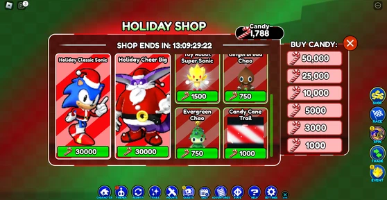 Holiday Shop | Sonic Speed Simulator Wiki | Fandom
