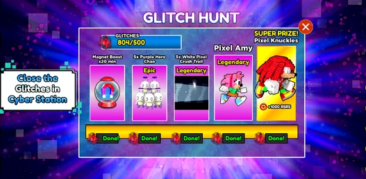 Glitch Hunt | Sonic Speed Simulator Wiki | Fandom