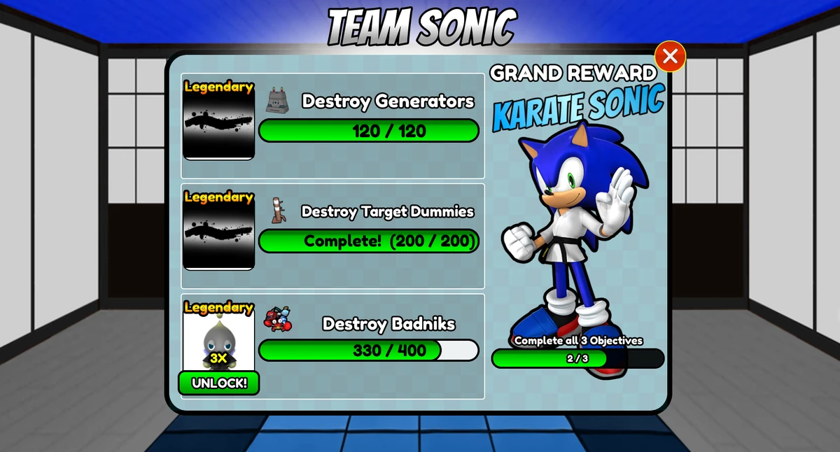 Karate Showdown | Sonic Speed Simulator Wiki | Fandom