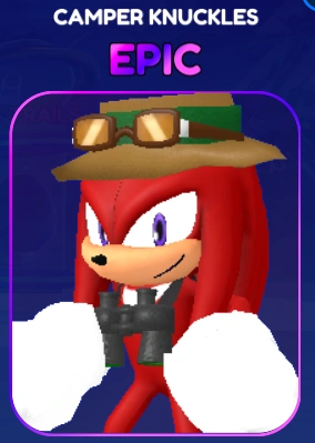 Camper Knuckles | Sonic Speed Simulator Wiki | Fandom