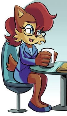 Zally The Zone Cop Squirrel (Mobius-0) | Sonic The Hedgehog Multiverse ...