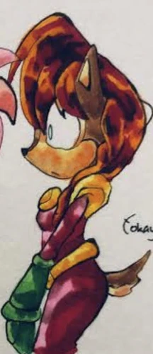 Zally The Zone Cop Squirrel (Mobius-0) | Sonic The Hedgehog Multiverse ...