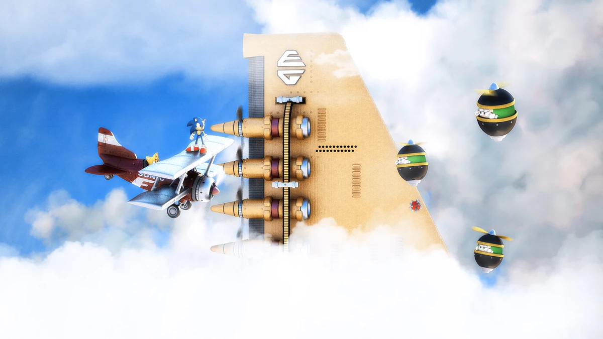 Sky Chase Zone (Mobius-777) Pre-CMD | Sonic The Hedgehog Multiverse ...