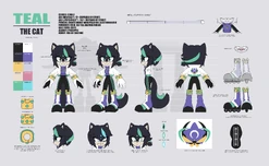 Teal The Cat (Mobius-126) Pre-CMD | Sonic The Hedgehog Multiverse Wiki ...