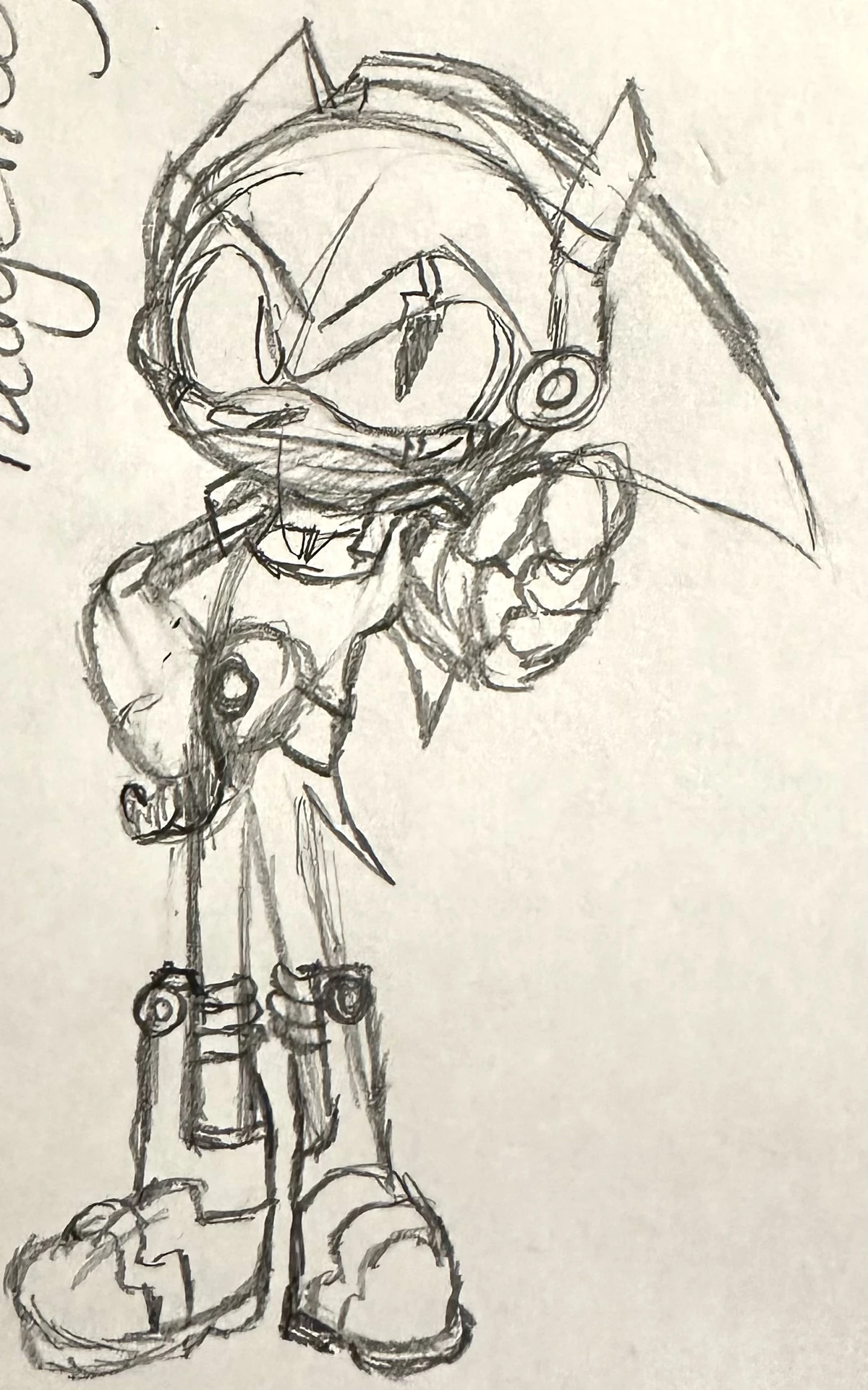 Zhronos The Zone Cop Hedgehog (Mobius-0) | Sonic The Hedgehog ...