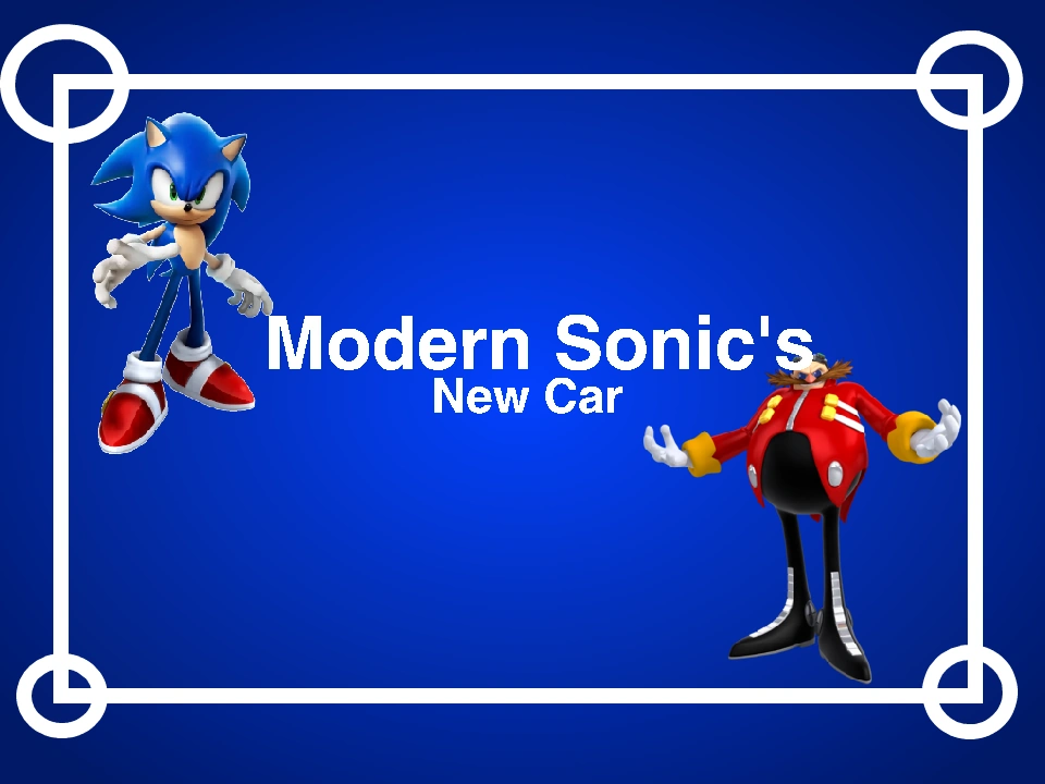 Modern Sonic's New Car | Sonic The Hedgehog Originals Wiki | Fandom