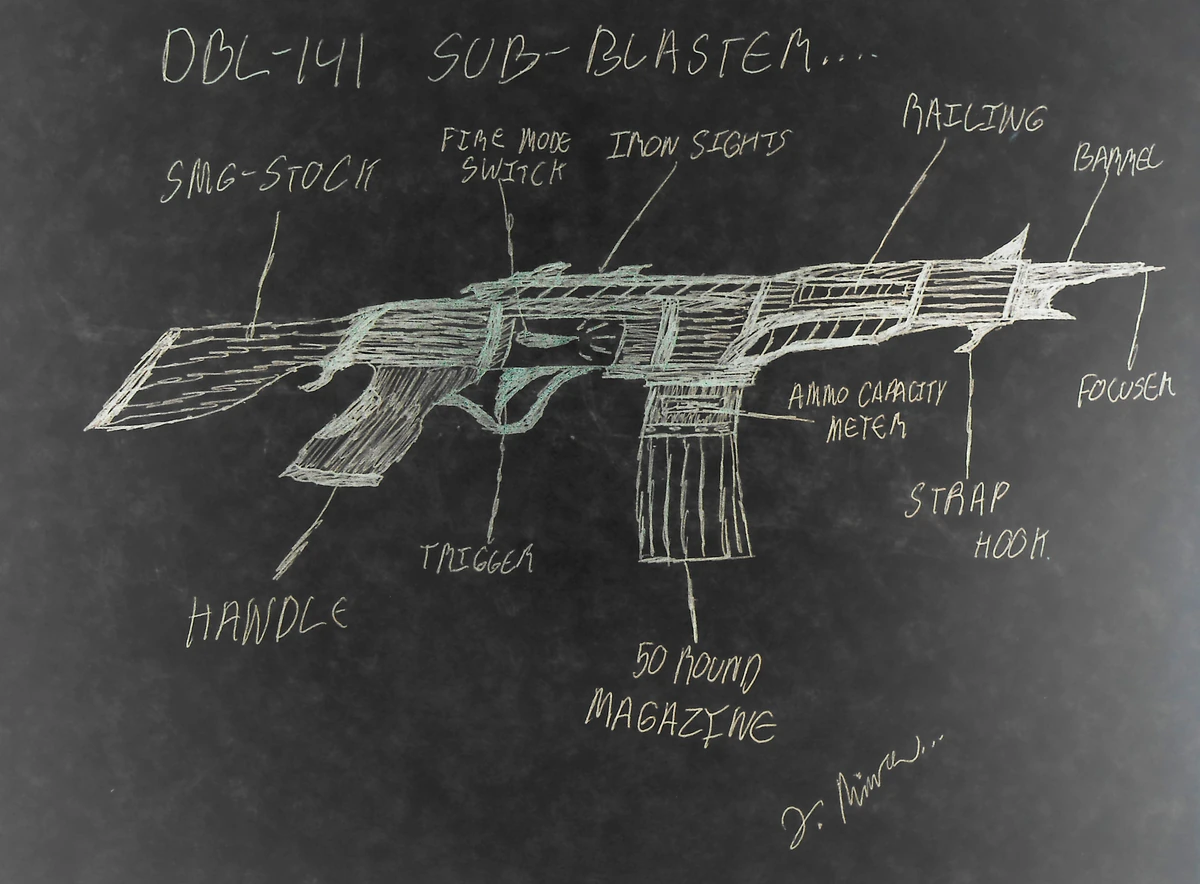 DBL-141 Submachine Blaster | Sonic Underground Central Wiki | Fandom