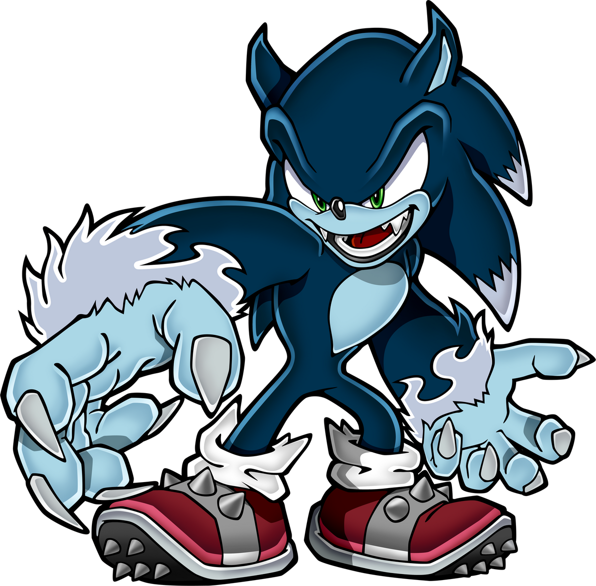 Sonic The Werehog And Tails The Werefox