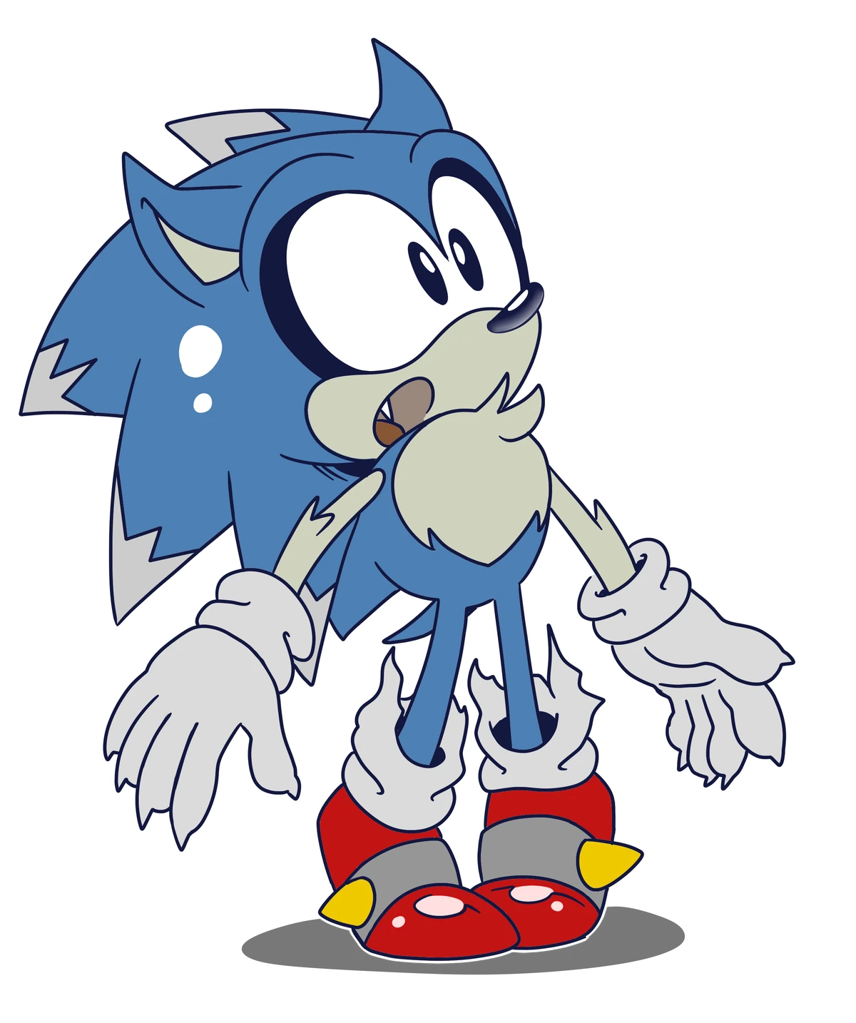 Sonic The Werehog Transformation Story